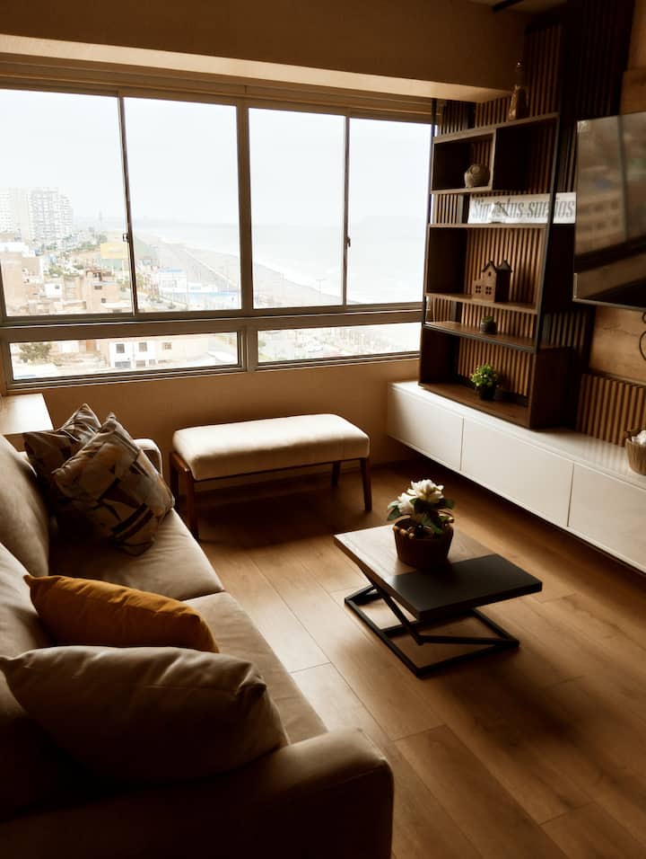 Moderno & Vista Mar | 15 Min Al Aeropuerto + Wifi - Bellavista