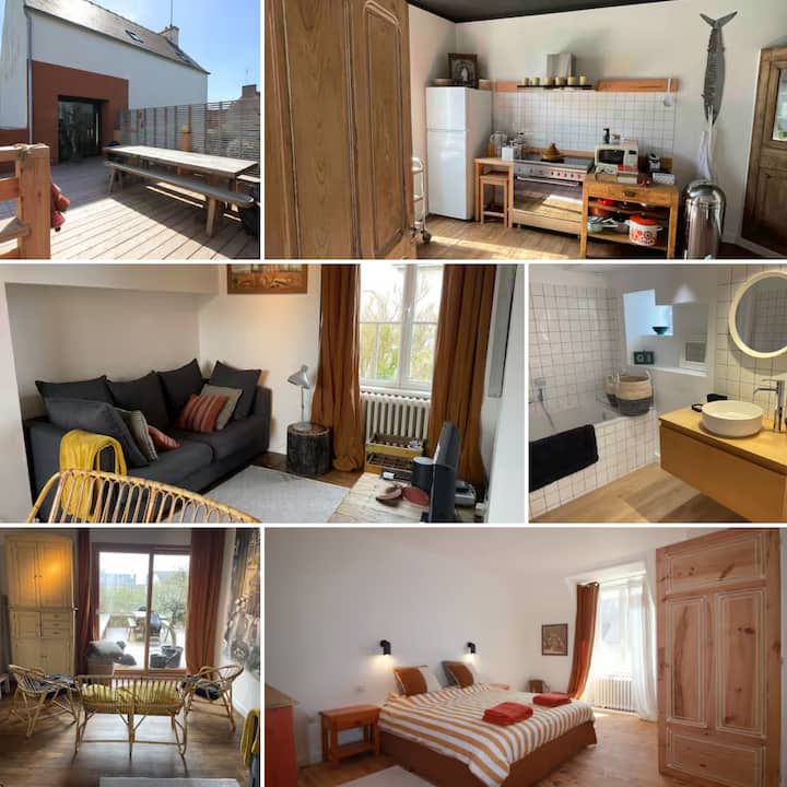 *Vamaé* Villa Kerjolie à 400m De La Mer - Pont-l'Abbé