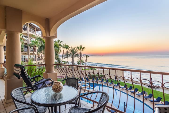 Las Olas Surf & Stay Oceanfront - Steps From Sand - San José del Cabo