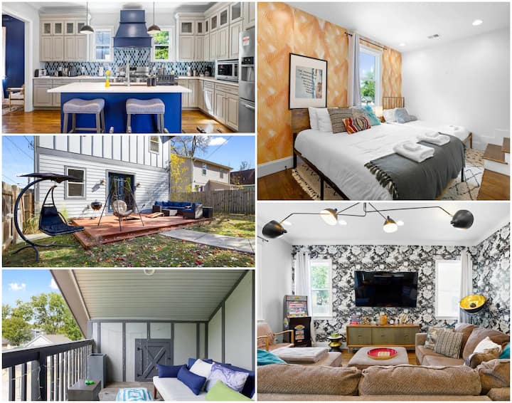 5 Mins To Downtown - Big Luxury House - 7 Beds - Nashville
