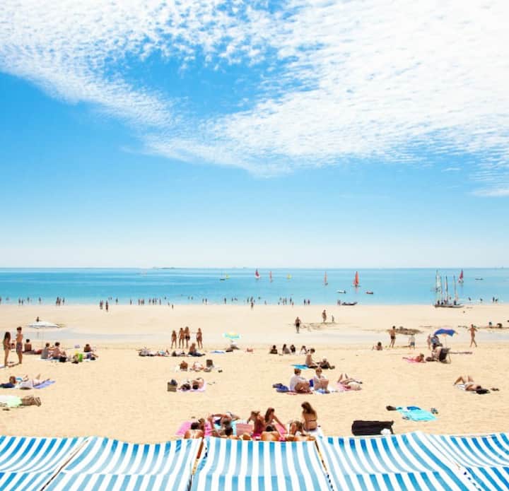 Grand Studio, Vue Latérale Mer. - La Baule-Escoublac
