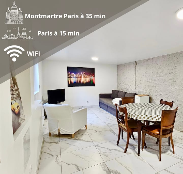 Appartement Attica - 25 Min Paris Rer E, Cosy - Bobigny