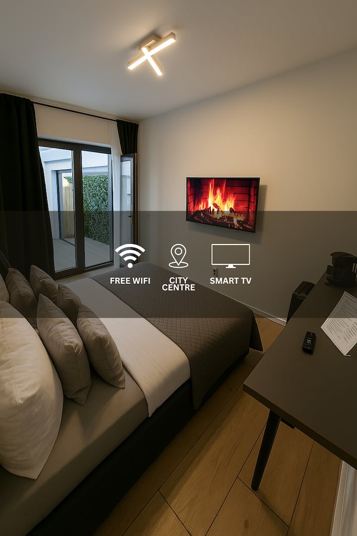 La Suite, Double Room, Hanau City - Self Check-in - Hanau