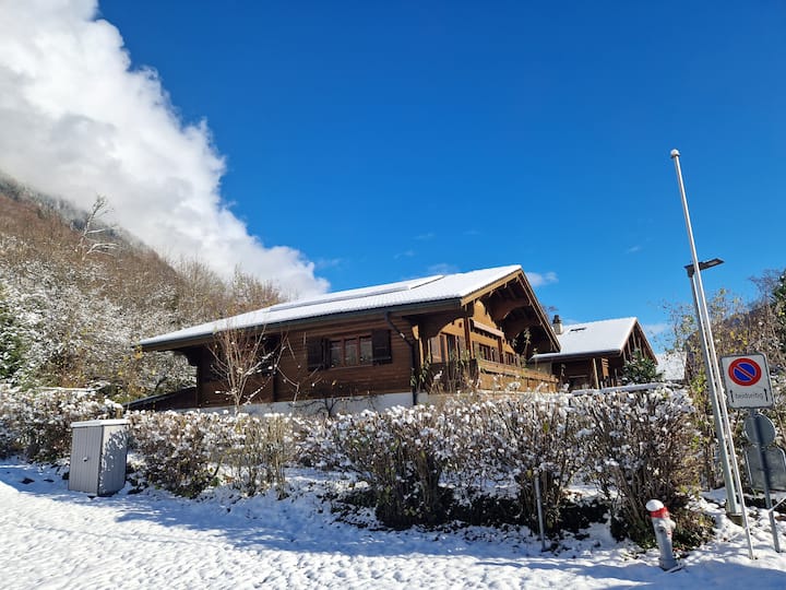 Swiss Holzhaus Mit Sauna Nahe Am See Und Skigebiet - Ringgenberg