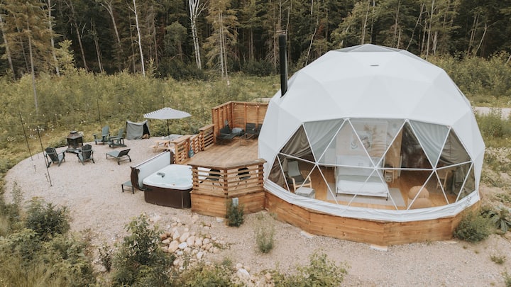 Lake View Luxury Dome Nº 3 - Hillhaus Domes - Quebec