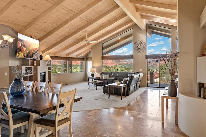 Spacious, Multi Decks Views, Spa, Mins To Uptown - Sedona, AZ