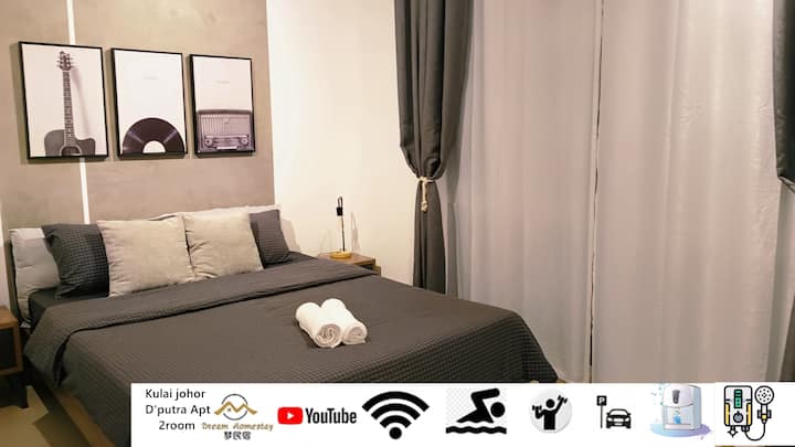 6pax Kulai D’putra Suite Smarttv With Wi-fi - Senai