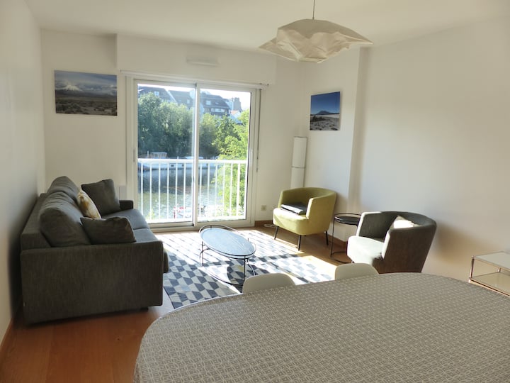 La Fontaine,t2 Au Calme , Parking, Vue Erdre - ibis Styles Nantes Centre Place Royale
