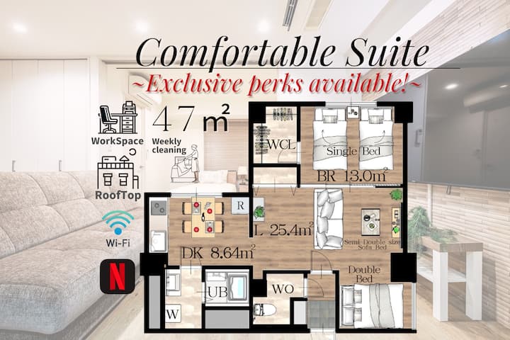 Monthly Stay | Multiple Beds & Great Access #202 - Tokyo