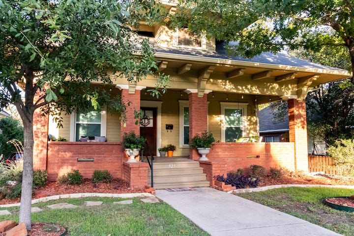 Bike Nest: Family Home Fenced Yard, 6 Min To Silos - Waco, TX
