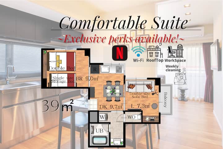 Monthly Stay | Modern & Cozy Near Shinjuku #801 - Tokyo