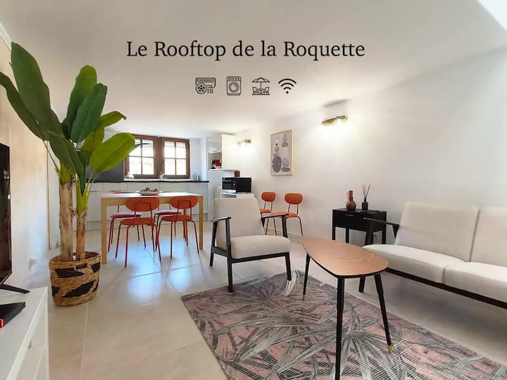 Rooftop De La Roquette Arles - Terrasse - Clim - Fontvieille