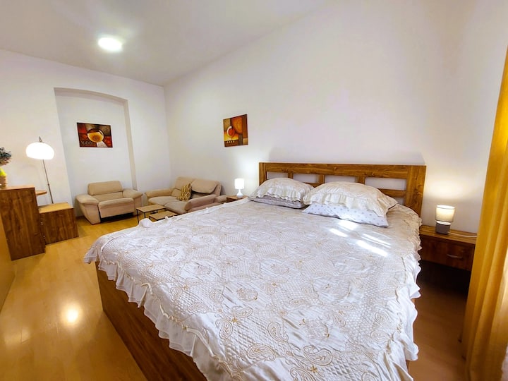 Spacious 2-bedroom Apartment In City Center 80 M - Hradec Králové