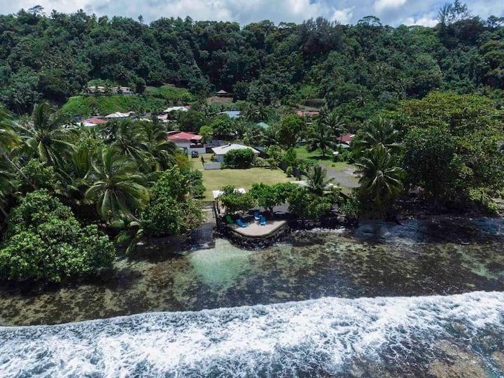 Motu Nono House - Beach Front View - Tahiti