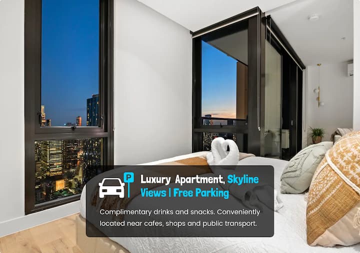 Luxury & Cosy Apartment In Cbd! Wi-fi+parking - 墨爾本