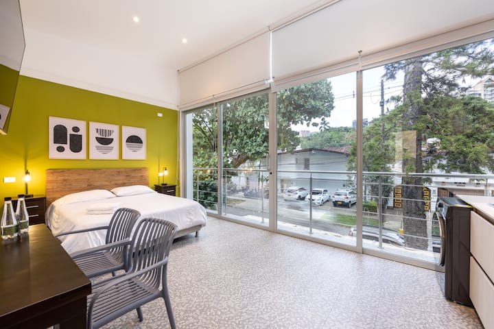 Bright Loft With A Pleasant View In El Poblado - Medellín