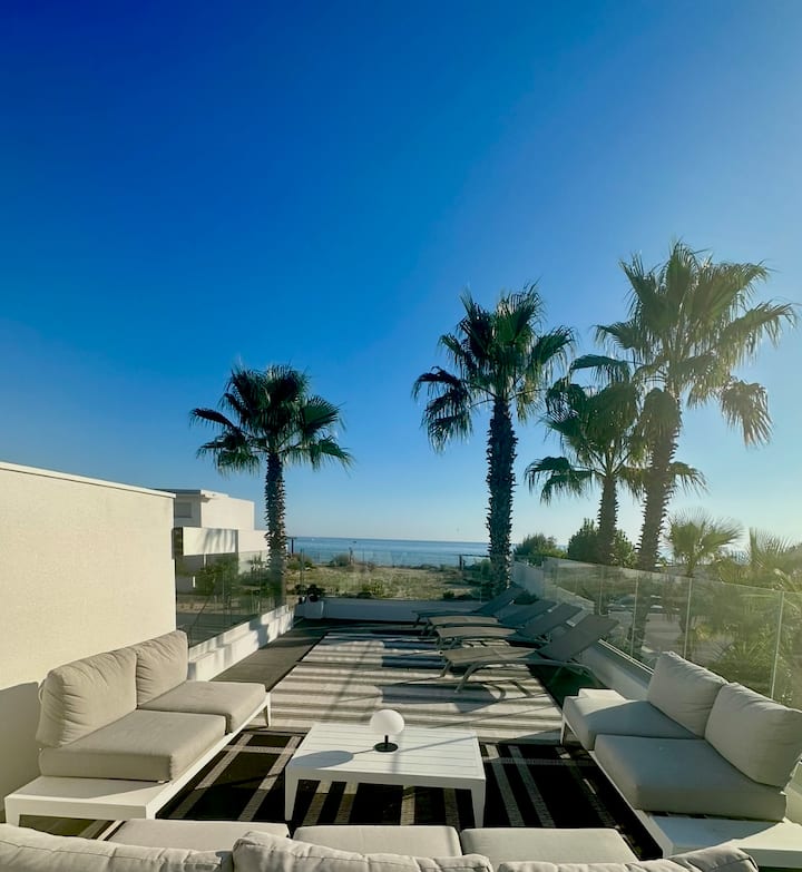 Villa Palmiers | 50m Plage & Vue Mer | 10 Pers - Agde