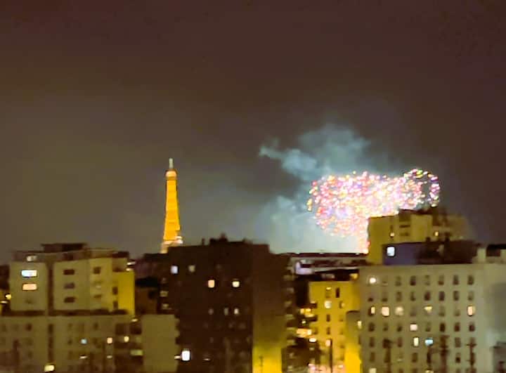 Appartement Familial - Vue Tour Eiffel Et Paris - Clichy