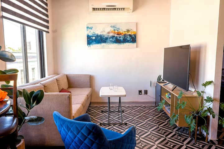 Departamento 5 En Casa Blue Colonia Americana - Guadalajara