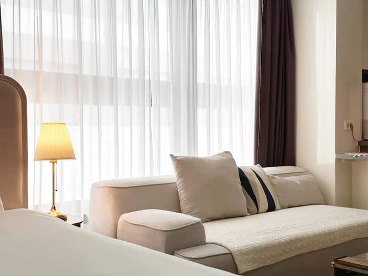 Beige • • #얼리체크인오후2시#엘시티와해변 1분#넷플릭스#호텔같은에어비앤비#취사가능 - Busan