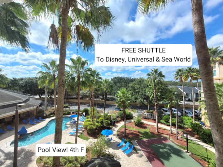Apartment Near Disney!, Sleeps 5, Pool View H4-2. - Lake Buena Vista, FL