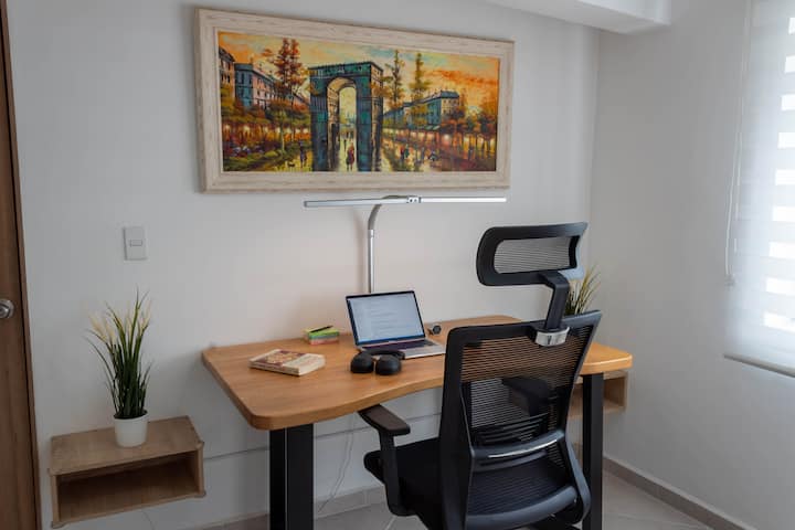Digital Nomad Apt • Central Belén + Office - Medellín