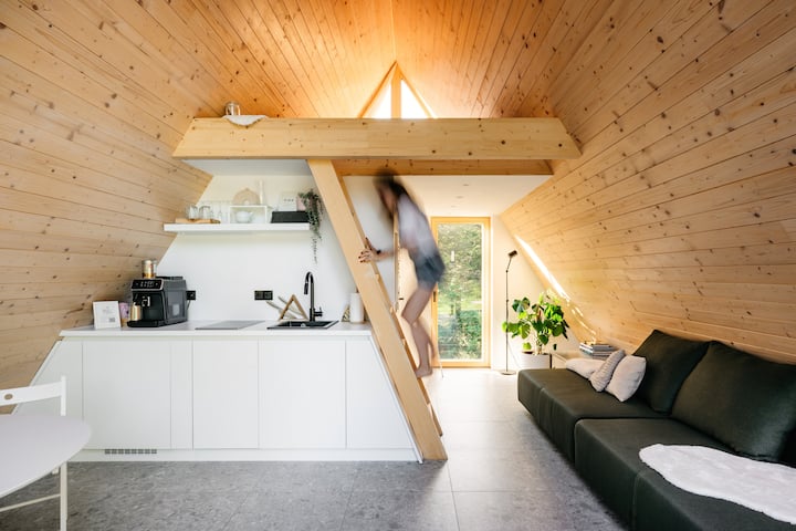 Cozy A-frame Near Ljubljana With Wooden Tub - Slovénie