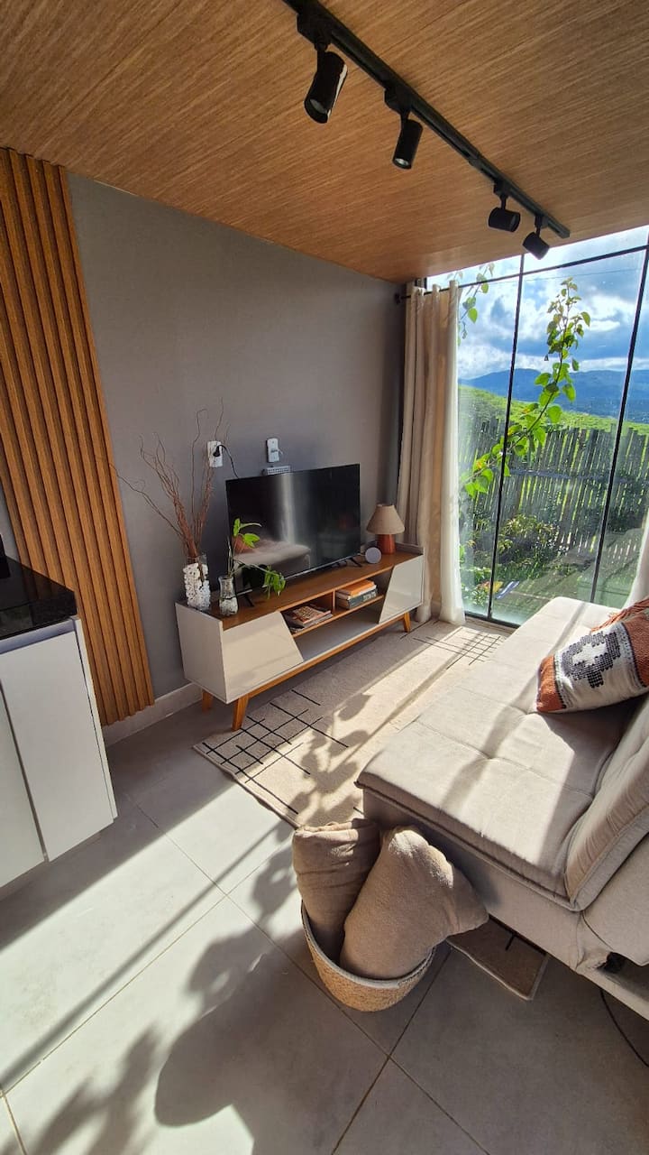 Casa Contêiner - Refúgio Lá Fora - Minas Gerais