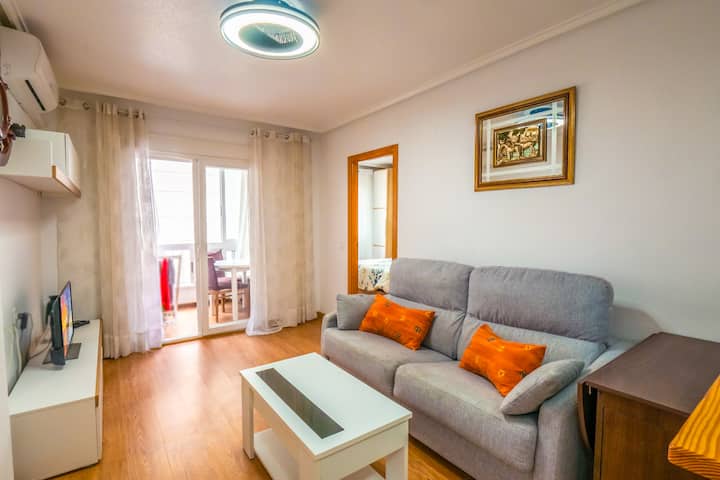 Bright 1bdr Apartment 250 Meters Sandy Beach - Torrevieja