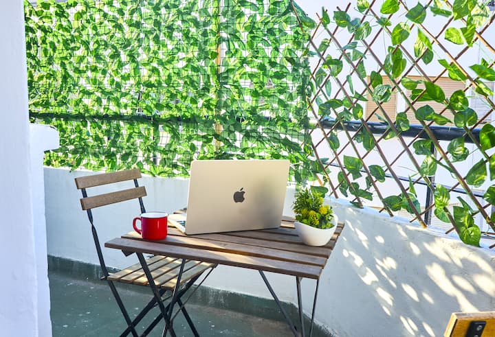 Comfy & Unique ! Private Balcony With Ac - Casablanca