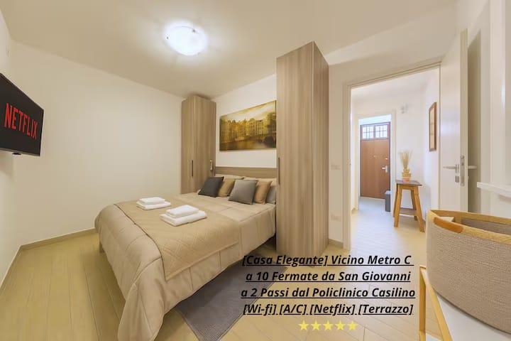 [Casa Elegante]10 Stations Métro De S. Giovanni - Frascati