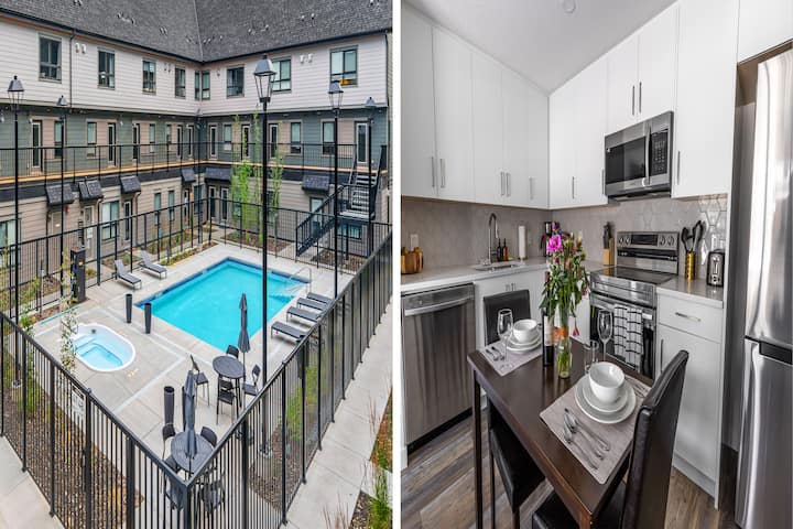 Built 2023 | Bachelor Suite | Pool & Hot Tub - Canmore