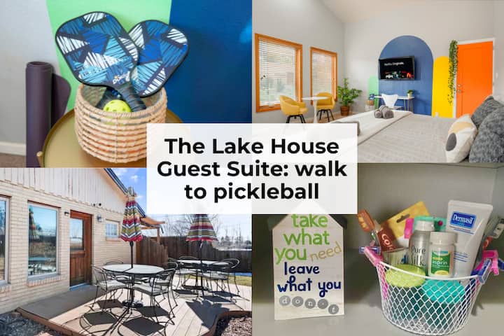King Bed, Private Suite: Walk To Pickleball, Lake - Denver, CO