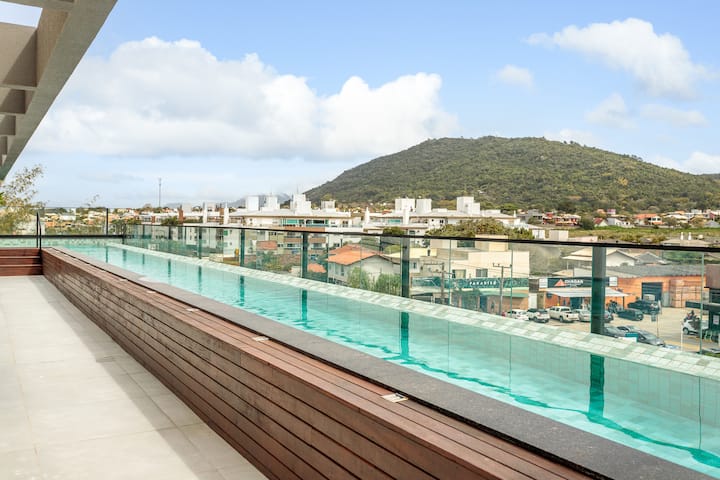 Loft Moderno, 500m Praia, Piscina, Sauna, Wifi 1gb - Florianópolis