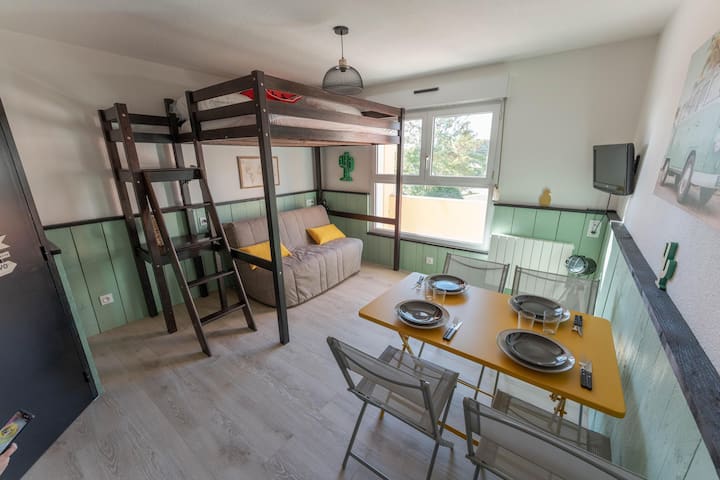 Studio•8 Min à Pied Futuroscope• 4 Pers•parking - Chasseneuil-du-Poitou
