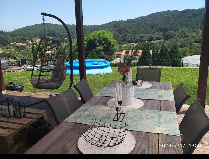 Casa Santa Maria Con Vistas Y A 5 Min De La Playa - Galicia