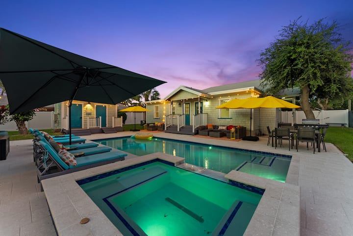 New Pool + Spa! Historic Downtown Beach House Gem - Lake Worth, FL