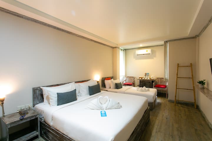 Economy Triple Room, Air-con, Shower No Breakfast - Koh Samui