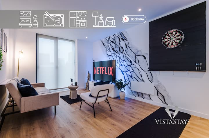 *Weekday Getaway* Free Parking | Darts | Free Gym - Manchester