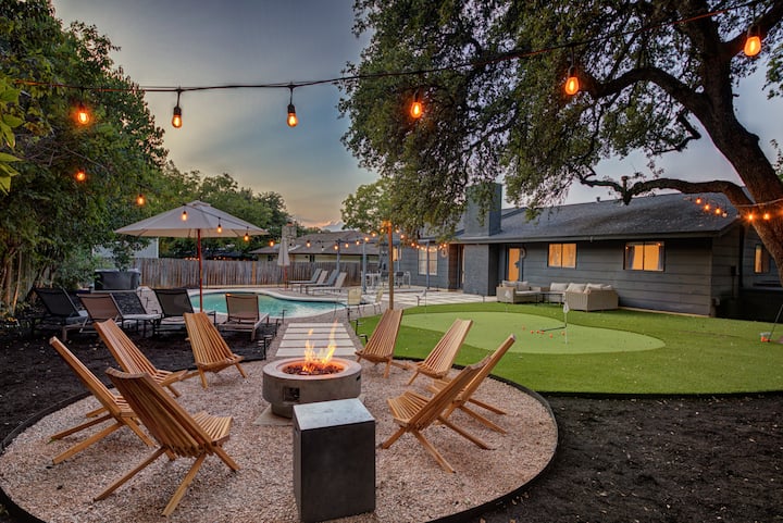 The Oasis - Pool & Spa, Minigolf, Bocce Ball - オースティン, TX