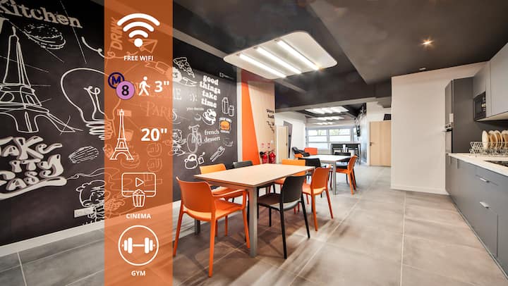 #03 Studio Charenton Chambre Fitness - Charenton-le-Pont