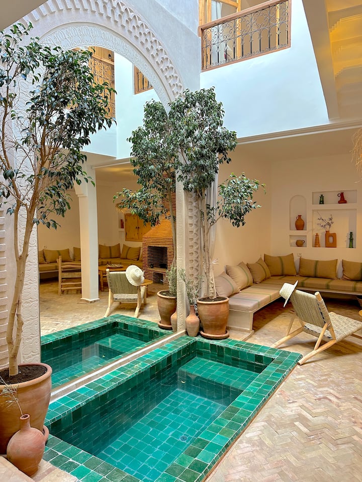 Vue Imprenable Sur La Médina - Rooftop Avec Bassin - Marrakesh