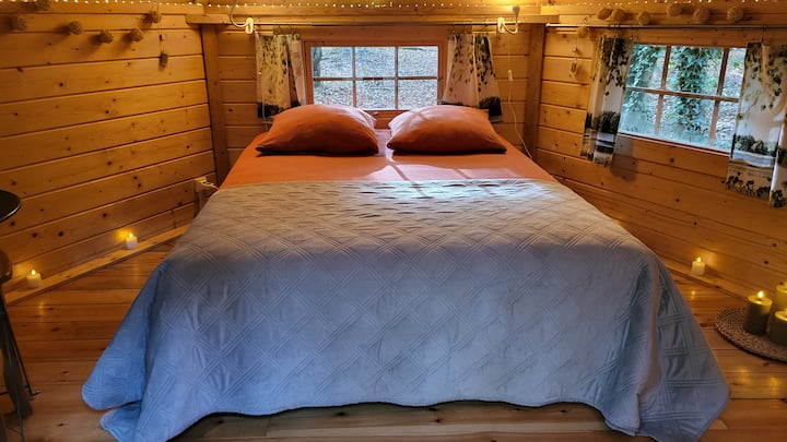 Cabane Et Bain Nordique En Forêt De Brocéliande - Paimpont
