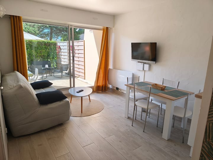 Appartement Accès Direct à La Plage - Plage de Saint Aubin sur Mer