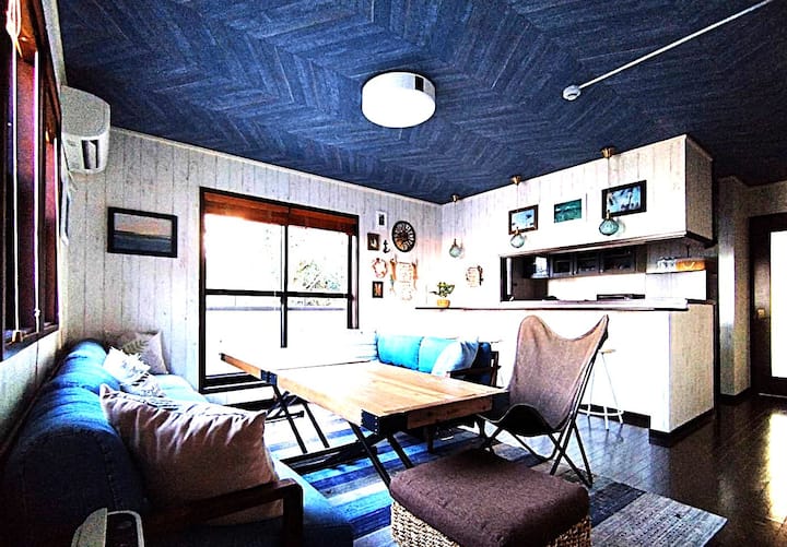 江の島の頂上から海を眺める一棟ヴィラ 一組限定貸切  The Enoshima Villa "Ao" - Enoshima