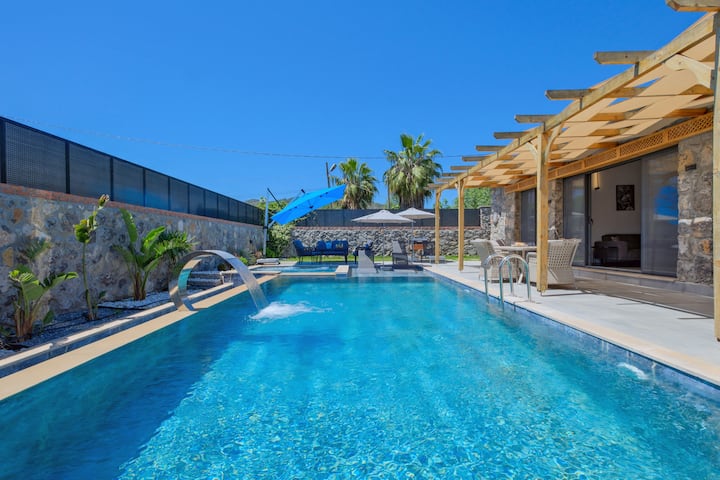 Private Stone Villa With Pool & Jacuzzi In Kayaköy - Hisarönü