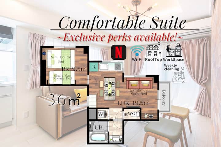 Long-term Stay | Modern Tokyo Comfort #1001 - Tokyo