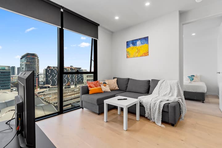 13-modern & Stunning 2b2b Apt Near Southern Cross - St Kilda