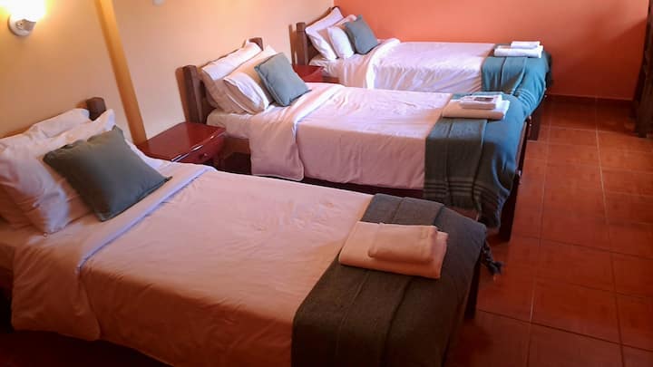 Habitación Triple Con Vista Al Fitz Roy Y Confort - Provincia de Santa Cruz