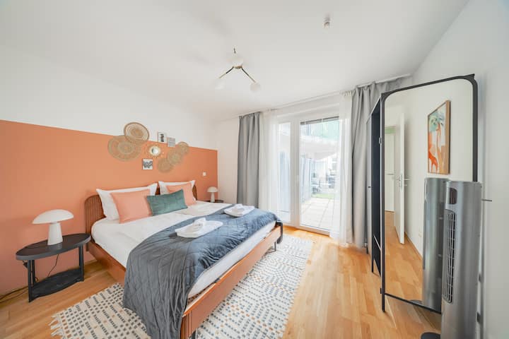 Elegant City Apartment, 1br, 45m2, Free Parking - Bécs